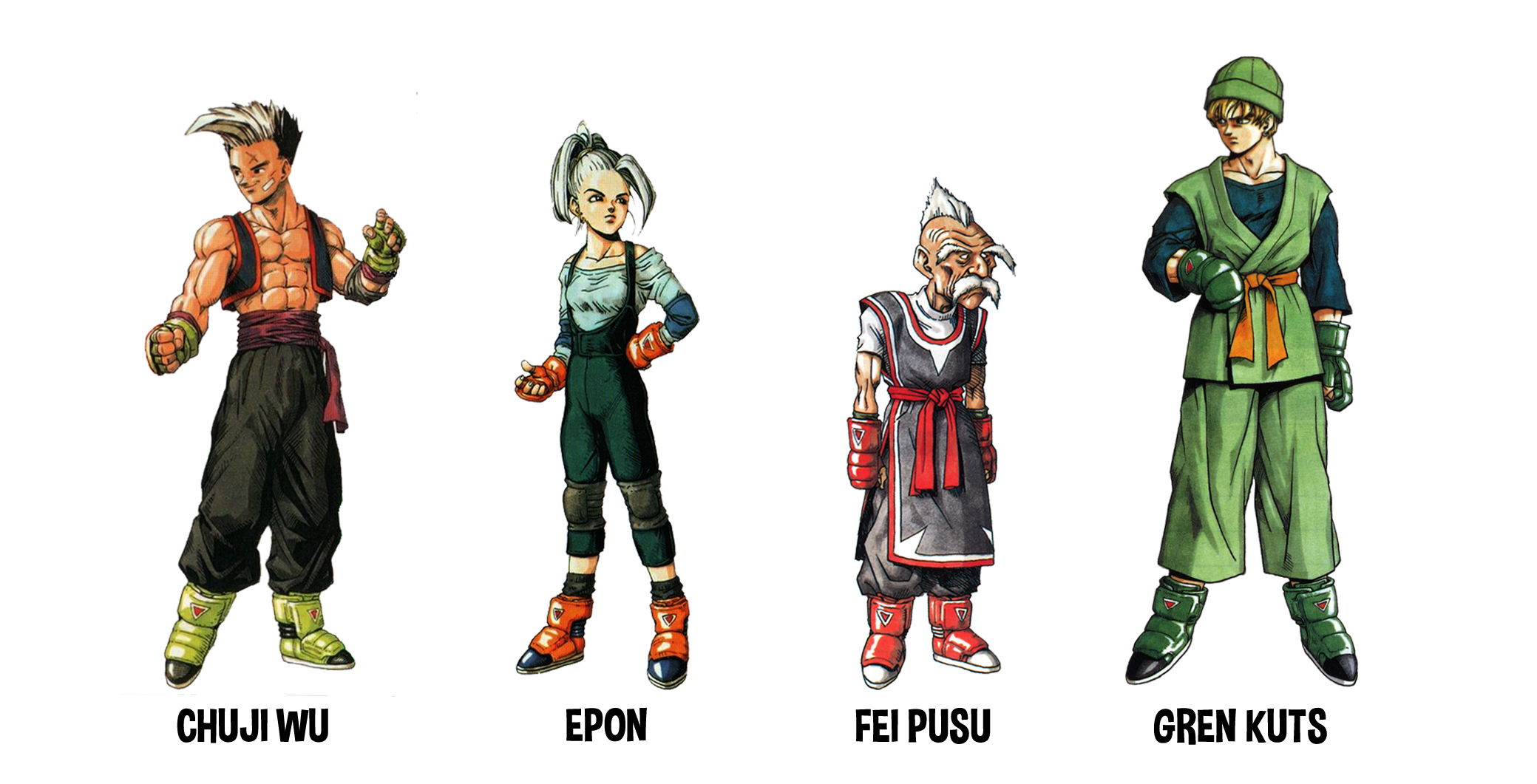 Personajes de Tobal y Tobal 2 – DB UNIVERSO